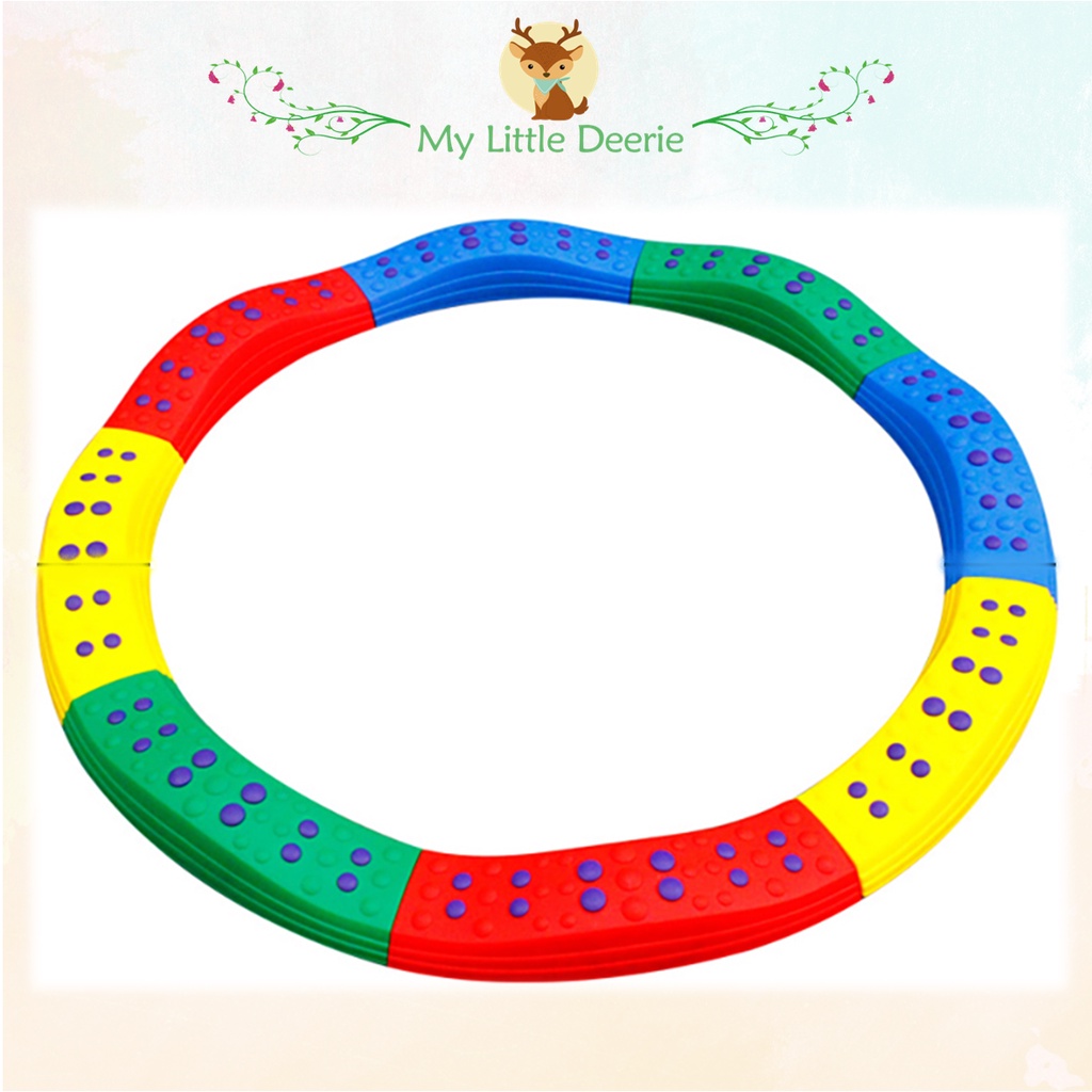 Kids Children Balance Bridge Stepping Beam Teaching Aids Sensory ...