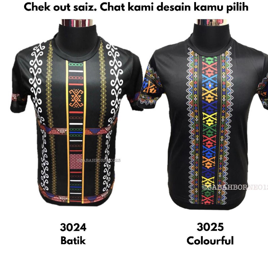 Baju Etnik kadazan Baju batik tradisional etnik sabah sarawak malaysia ...