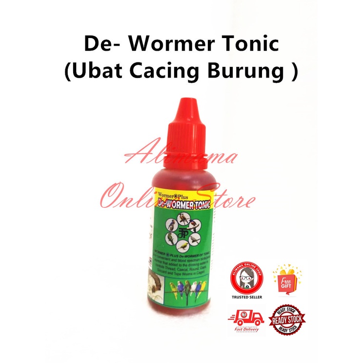 De- Wormer Tonic Bird / Ubat Cacing Burung / Water Soluble Concentrate ...