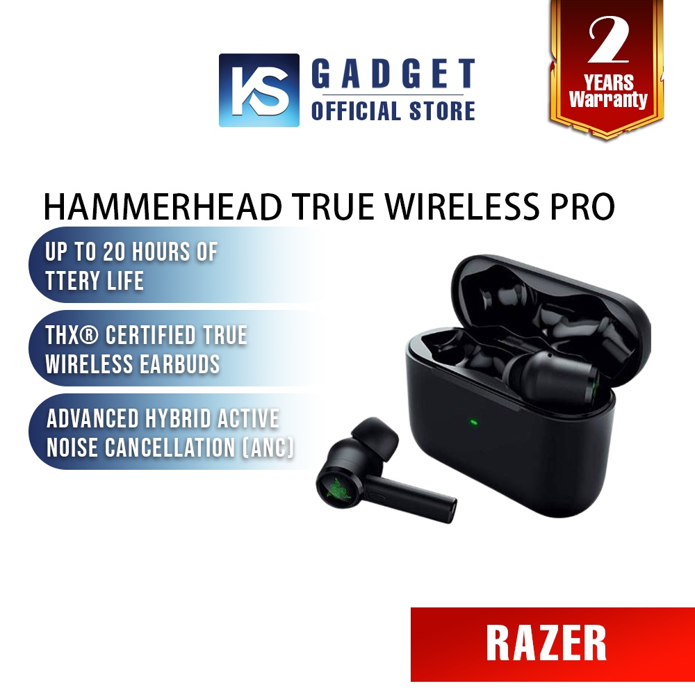RAZER HAMMERHEAD TRUE WIRELESS PRO EARBUDS Bluetooth Connection and ...