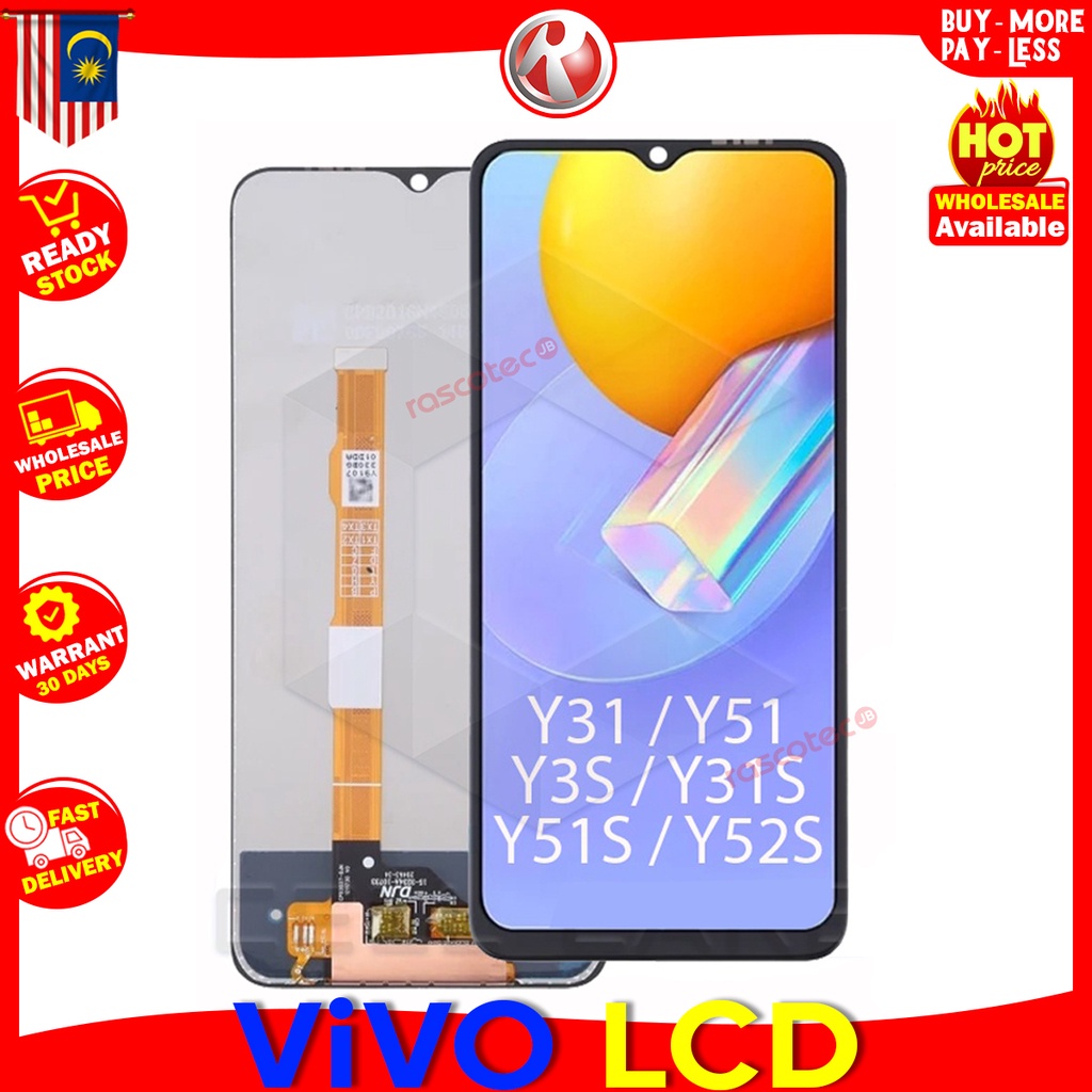 VIVO Y31 2020 2021/ Y3S Y31S/Y51 2020/Y52S Y53S/Y72 5G/Y76 5G/IQOO U3 ...