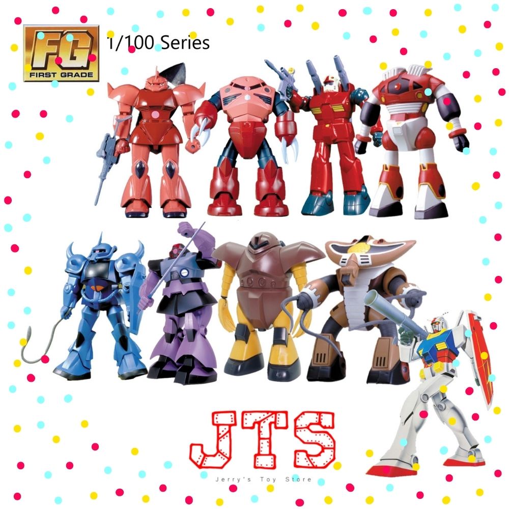 JTS BANDAI FG 1/100 Gundam Model Kit Series 1980s First Grade & Real ...