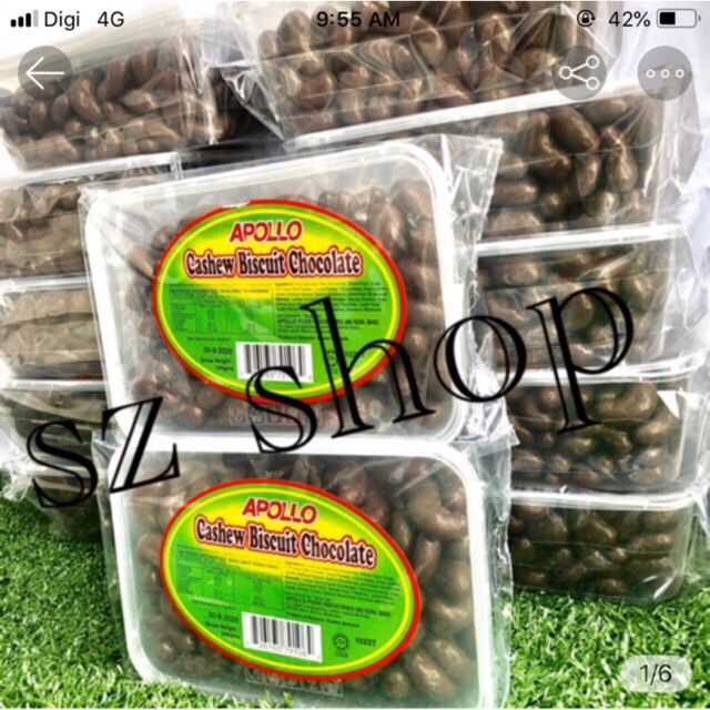 APOLLO CASHEW BISCUITS 500 GRAM X 1 CARTON | Shopee Malaysia