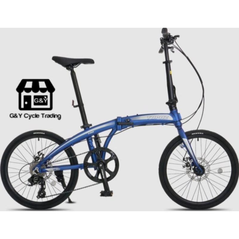 100% ORIGINAL READY STOCK 20" Folding Bike Topaz Basikal Lipat (SHIMANO ...