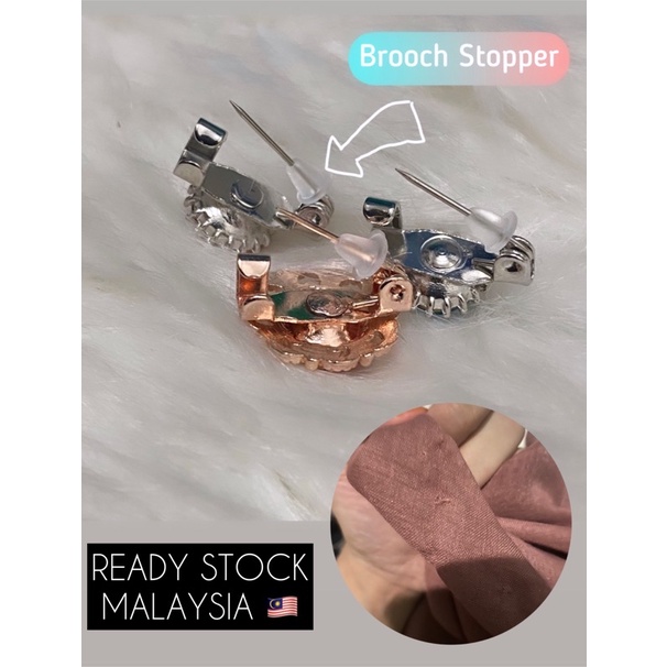 Brooch Stopper Silicone 20pcs | Earring Stopper | Pin Stopper | Shopee ...