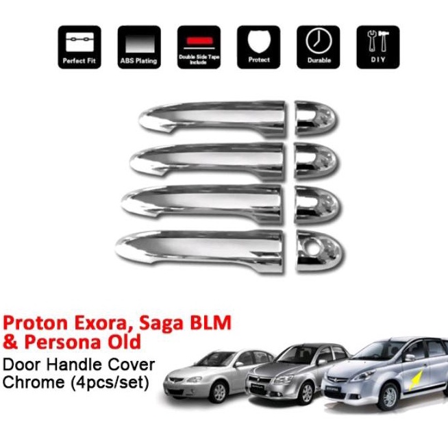 Pemegang Pintu Chrome Untuk Proton Persona Gen 2 Saga Blm Exora ...