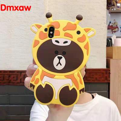 Carton Giraffe Silicone case Samsung Galaxy A02 M02 A03 A01 Core A02S ...