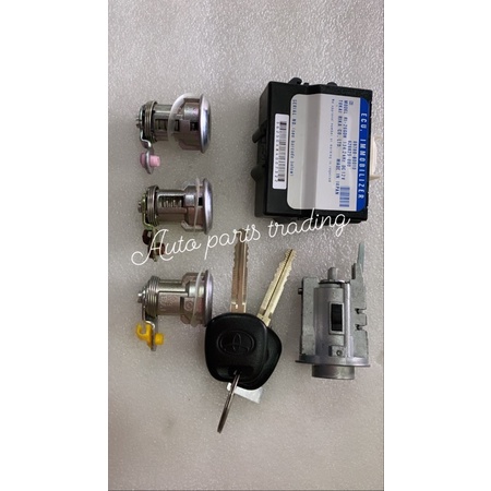 TOYOTA AVANZA F601 F602 IGNITION KEY LOCK SETS WITH ECU IMMOBILIZER ...