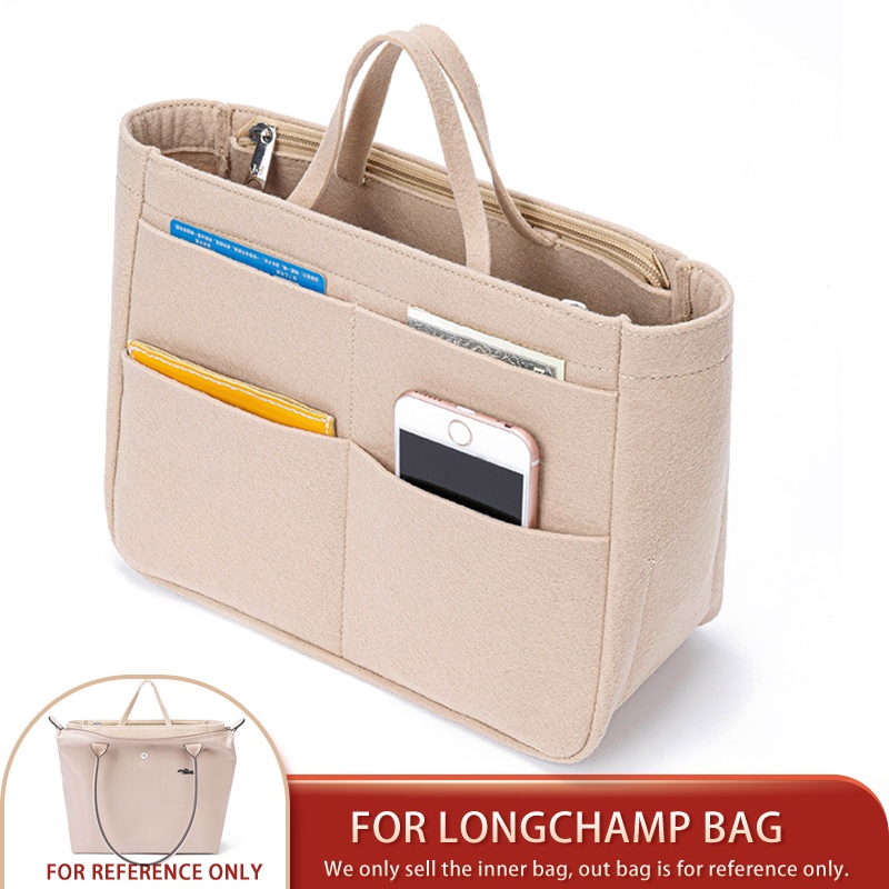 Felt Insert Organizer Bag For Longchamp Neverfull Women's Bags Luxury ...