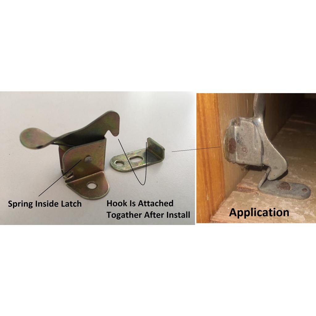 DIY Spring Type Cabinet Latch Elbow Catches For Cupboard | Shopee Malaysia