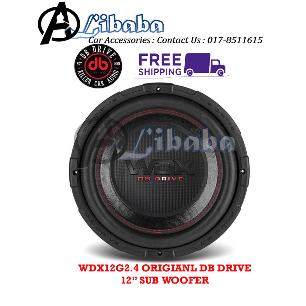[ORIGINAL] WDX12G2.4 DB DRIVE 12" DOUBLE COIL DOUBLE MAGNET WOOFER ...