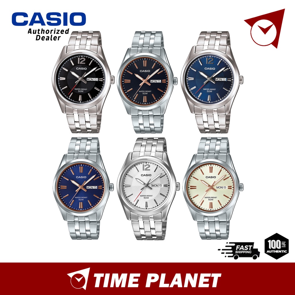 [official Warranty] Casio Series Silver Stainless Men Watch Mtp 1335d 1a Mtp 1335d 1a2 Mtp 1335d