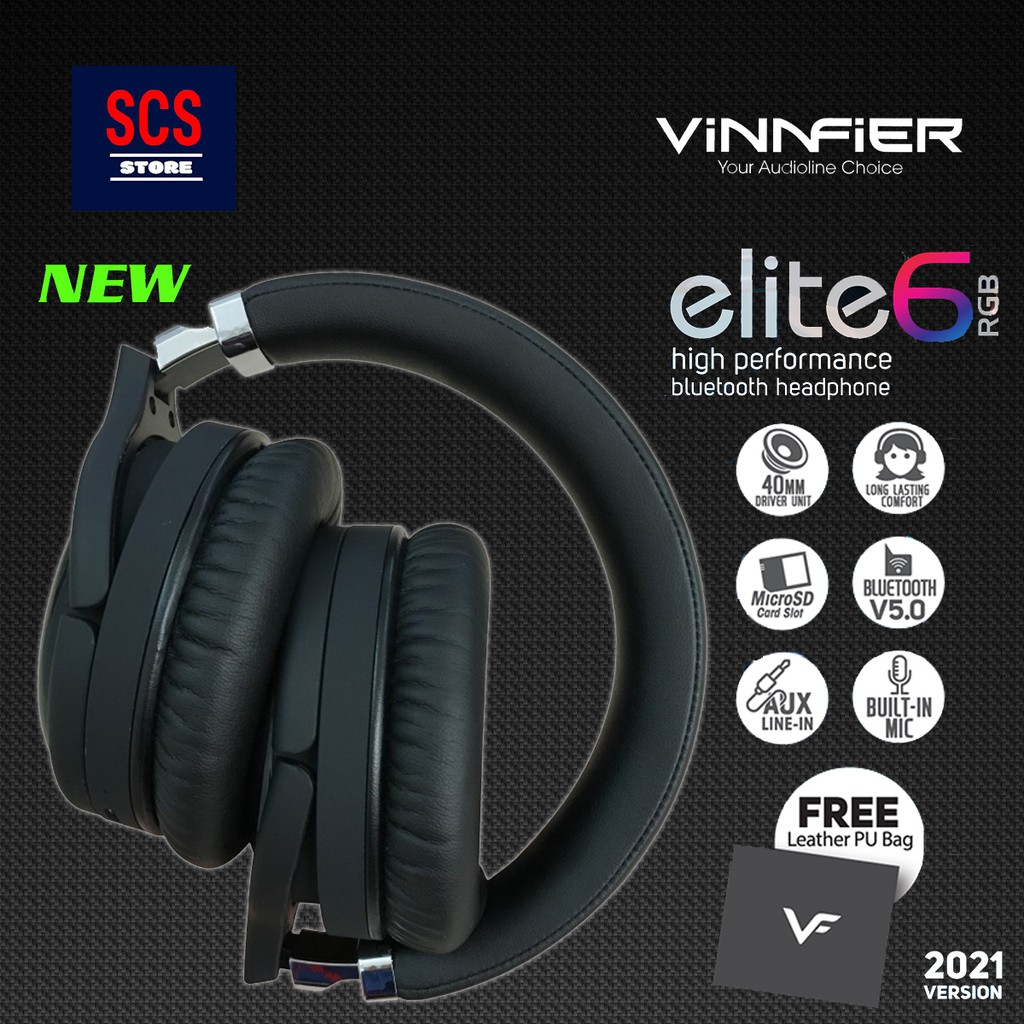 Vinnfier Elite 6 RGB High Performance Bluetooth Headphone | PGMall