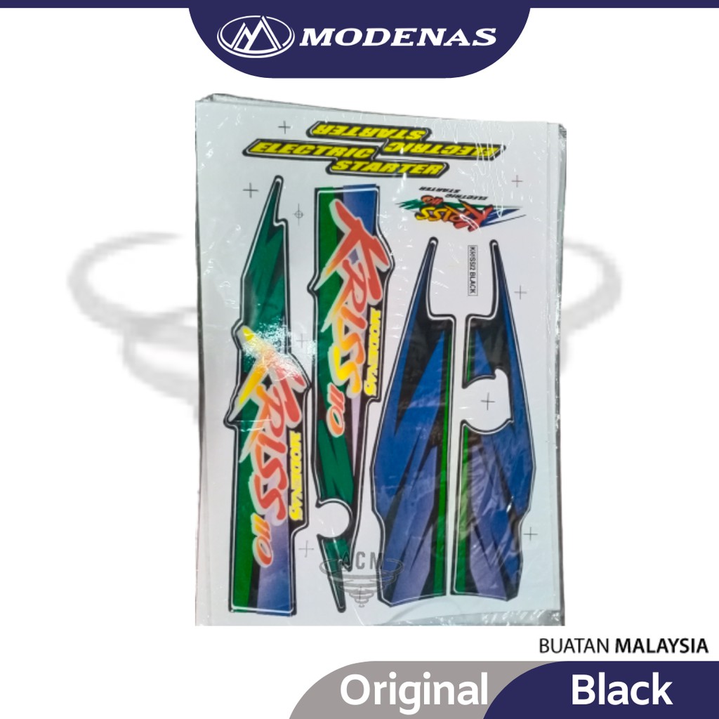 MODENAS Kriss Body Cover Set Coverset Stripe Strike Sticker 1 2 FL 1FL ...