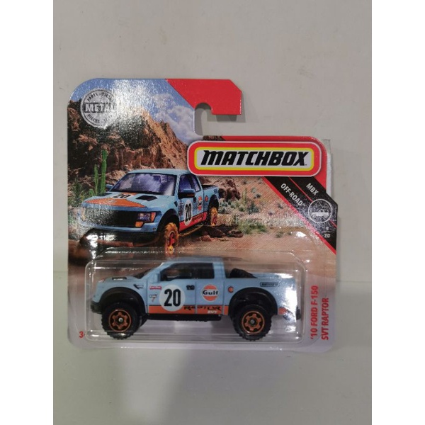 Matchbox '10 Ford F-150 SVT Raptor (GULF) | Shopee Malaysia