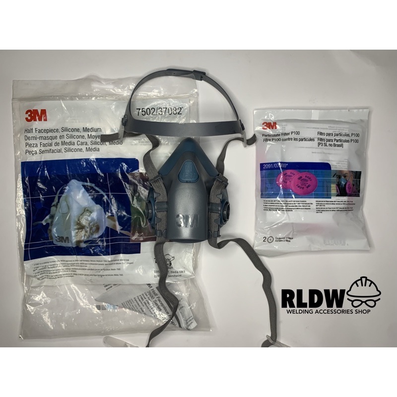3m mask respirator 3M 7502 mask filter2097 2091 Suit Respirator ...
