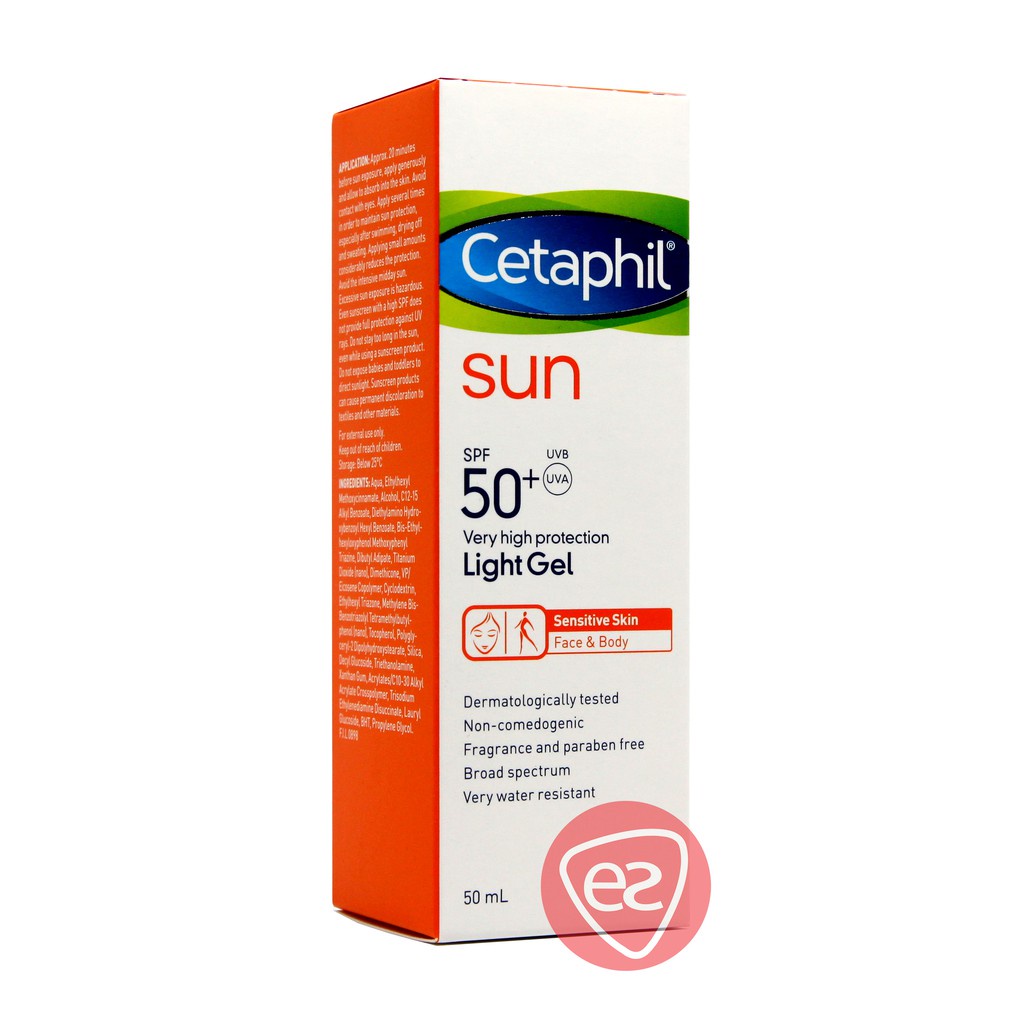 Pelindung matahari sunscreen CETAPHIL SUN SPF 50+ UVA UVB VERY HIGH ...