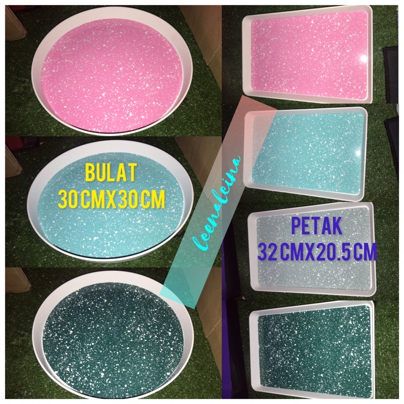 DULANG PLASTIK DESIGN BULAT DAN PETAK TEBAL SERBAGUNA | Shopee Malaysia