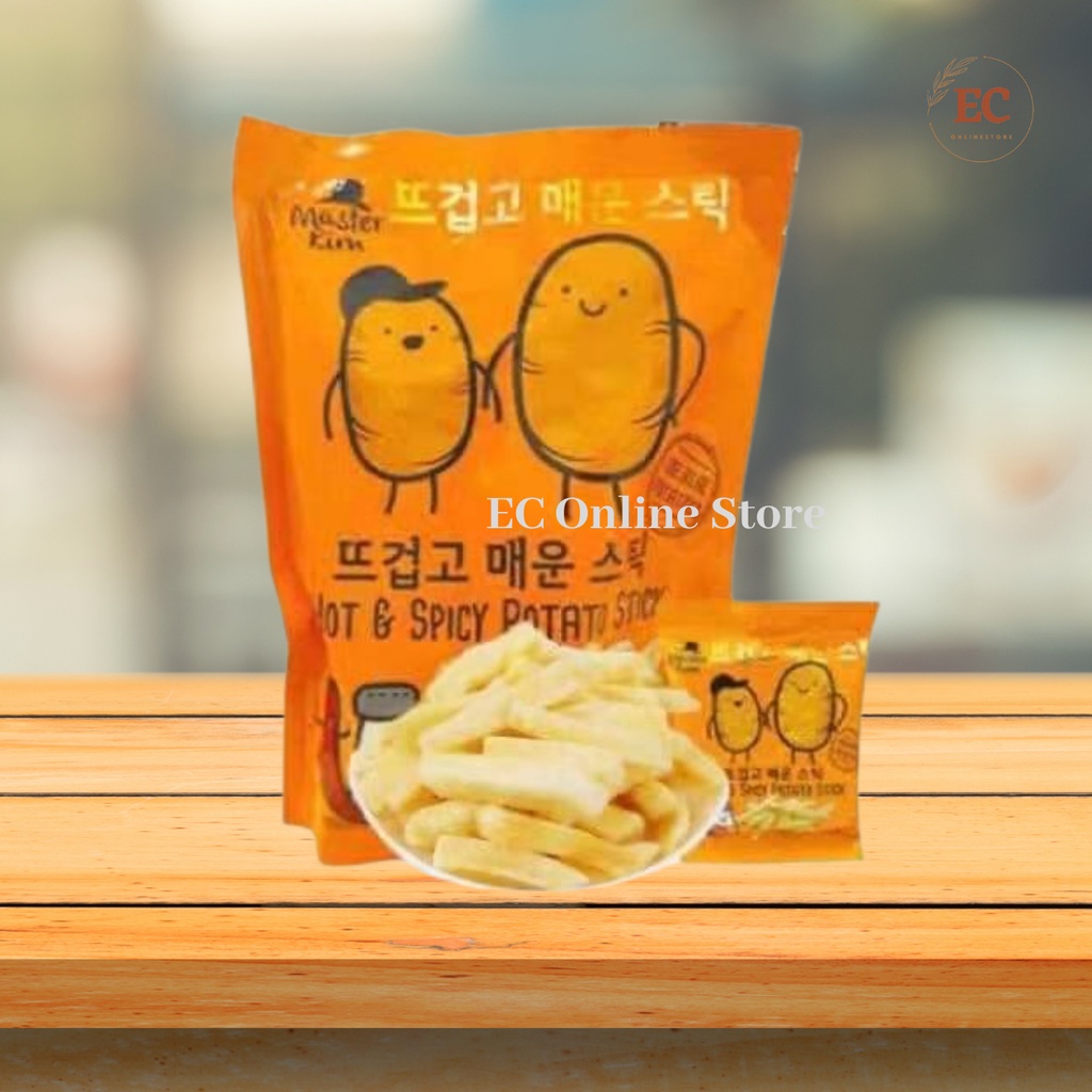 MASTER KIM Hot & Spicy Potato Stick 4 Convi-Pack 72g x 1 | Shopee Malaysia