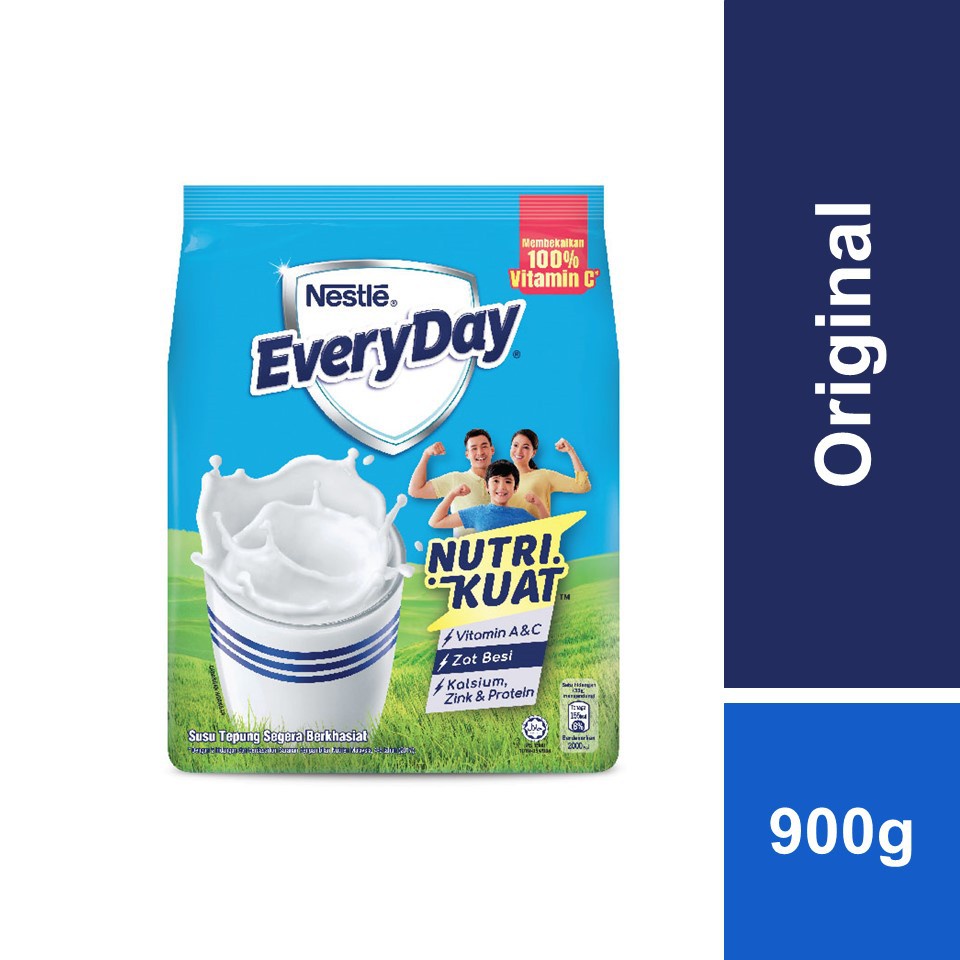 Everyday Full Cream Milk Powder Softpack 900g | Shopee Malaysia