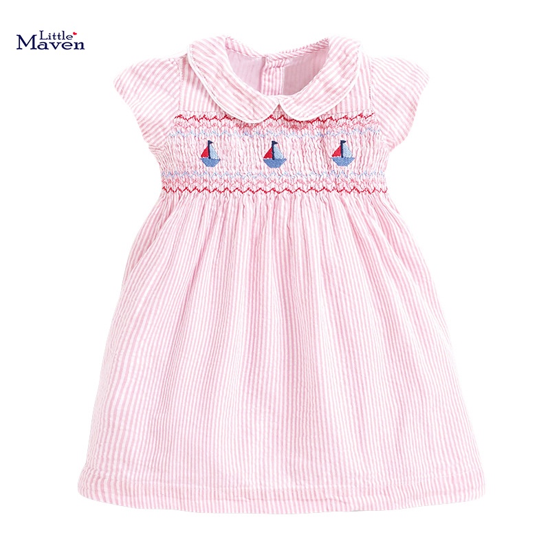 Little maven Costumes Girls Casual Dress 2024 New Fashion Princess ...