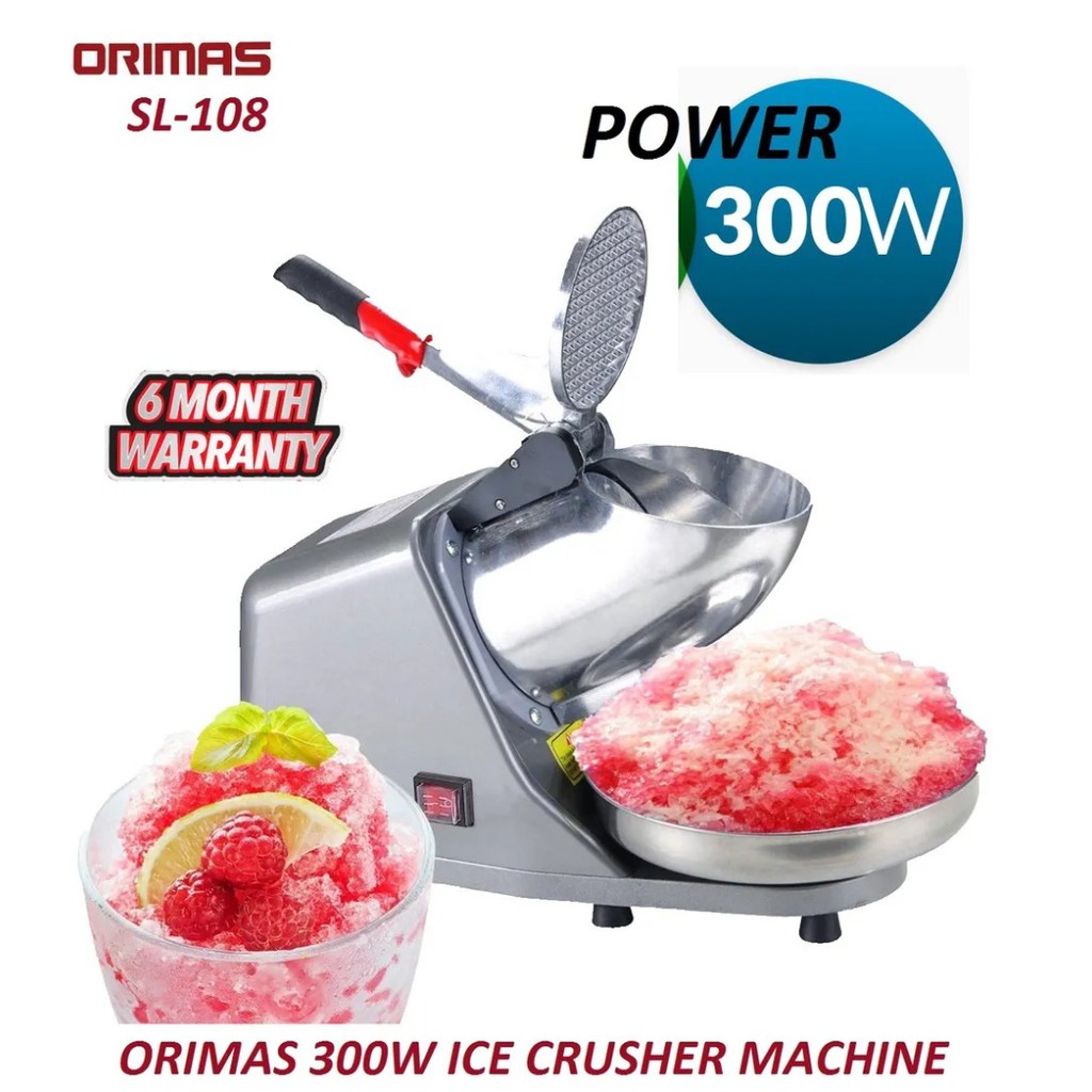 🍧ORIMAS Electric Ice Crusher/ Mesin Ais Batu/ Mesin ABC/Ais Kacang ...