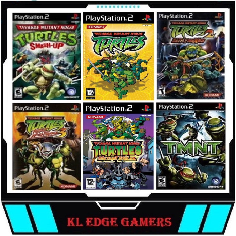 🔥PS2 CD DVD Games🔥 ALL TMNT TEENAGE MUTANT NINJA TURTLES Games [DVD ...