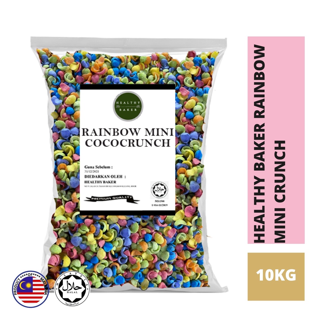 (New packaging)12KG Rainbow Mini Coco crunch chocojar / Unicorn Mini ...