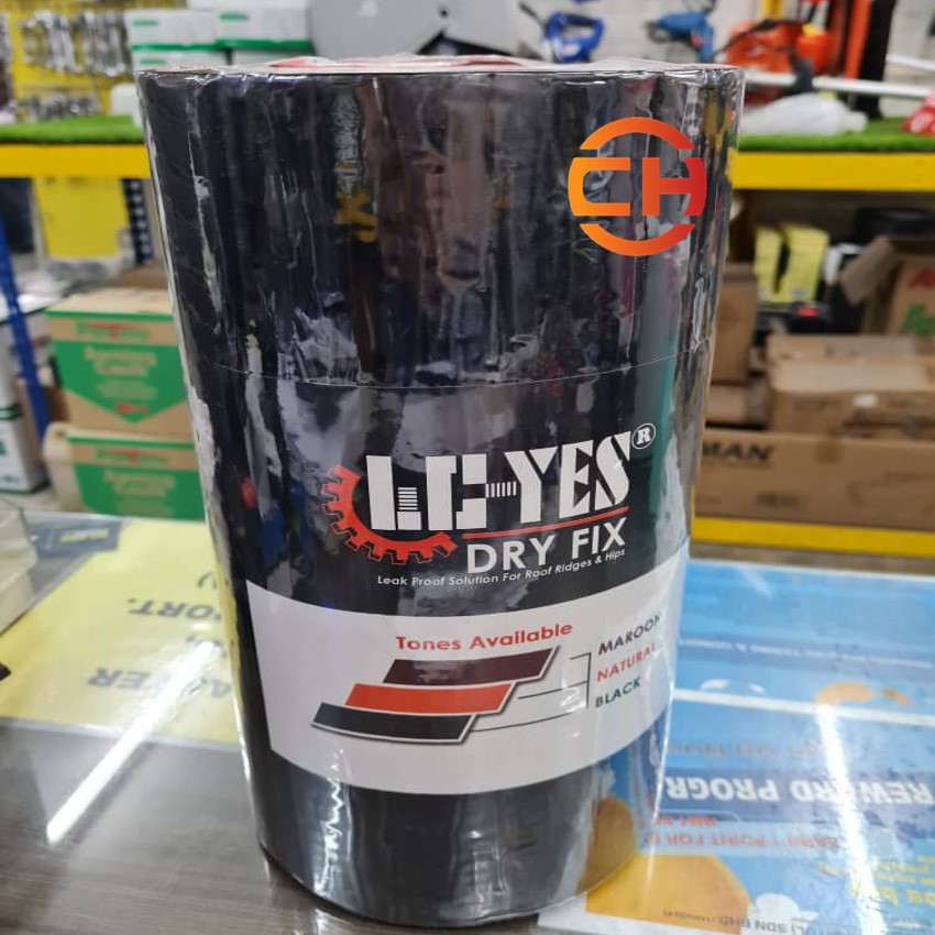 12" X 10M Gam Atap Penampal Zinc Bitumen Poly Tape Flash Band Getah ...