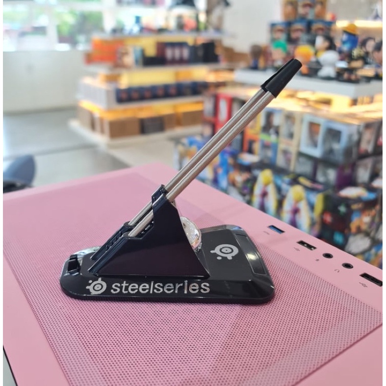 Steelseries Mouse Wire Support In Black And White | Shopee Malaysia