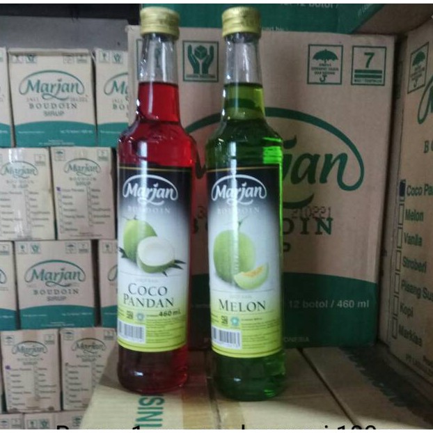 1 BOX Sirup Marjan 12 X 460ml (1 Carton) Original Indonesia | Shopee ...