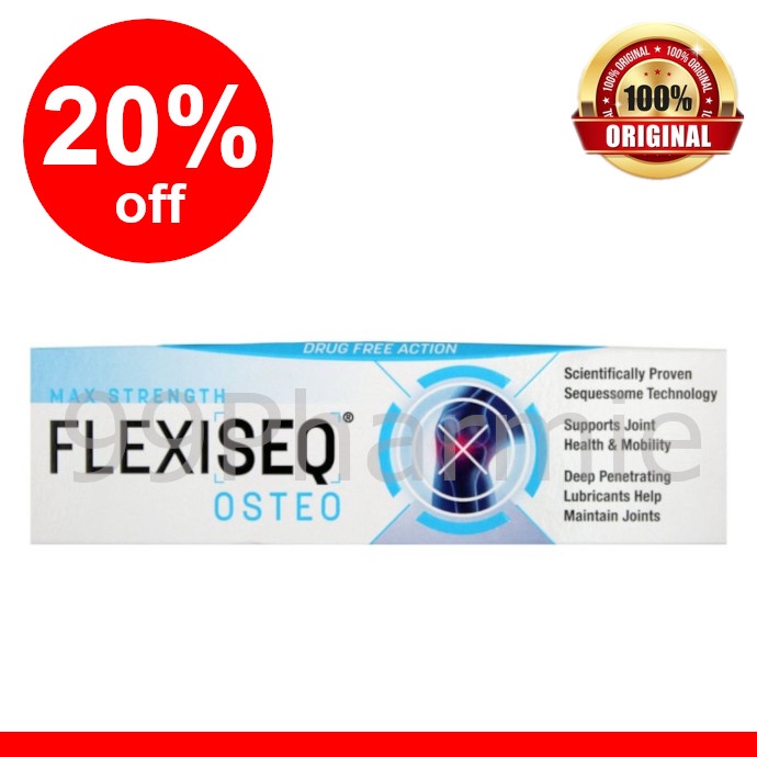 FLEXISEQ Osteoarthritis Max Strength Gel 50g | Shopee Malaysia