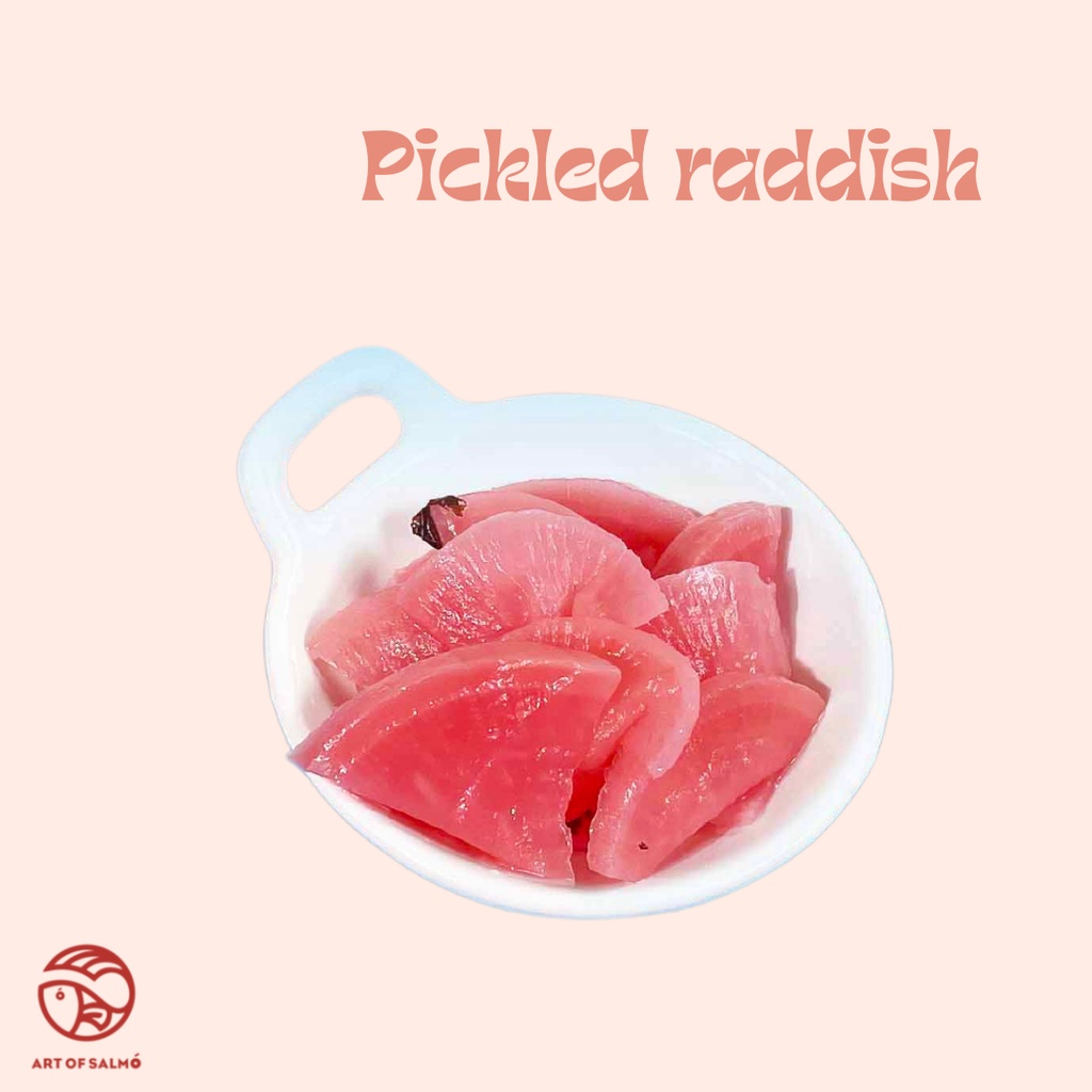 Pickled Radish | Cold side dish | Japanese side dish | japanese pink ...