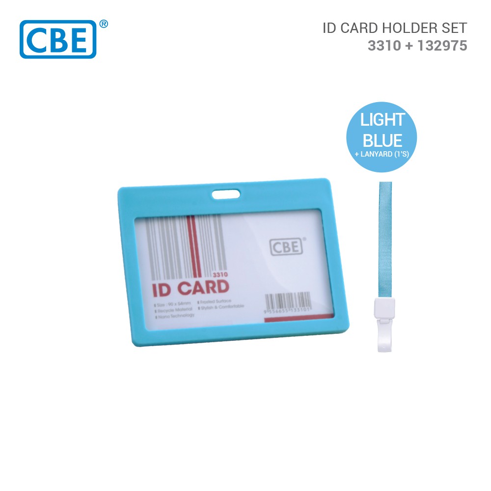 CBE ID Card Holder | Name Tag Set (3310 ID Card Holder + 132975 Lanyard ...