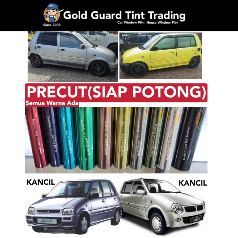 [N0 C0D] KANCIL Tinted Siap potong Precut empat pintu sahaja / Tinted ...