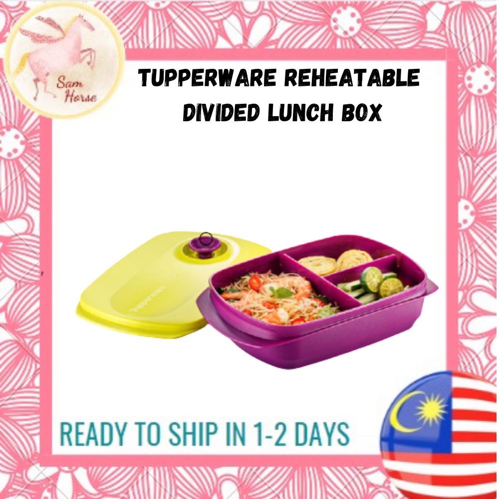 Tupperware Reheatable Divided Lunch Box | Shopee Malaysia