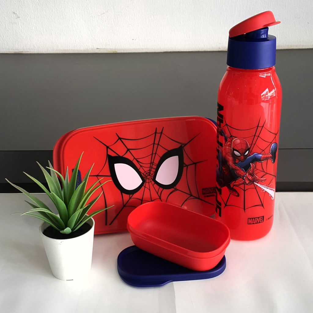 🔥LIMITED EDITION🔥 Original Tupperware Marvel Spidermen | Shopee Malaysia