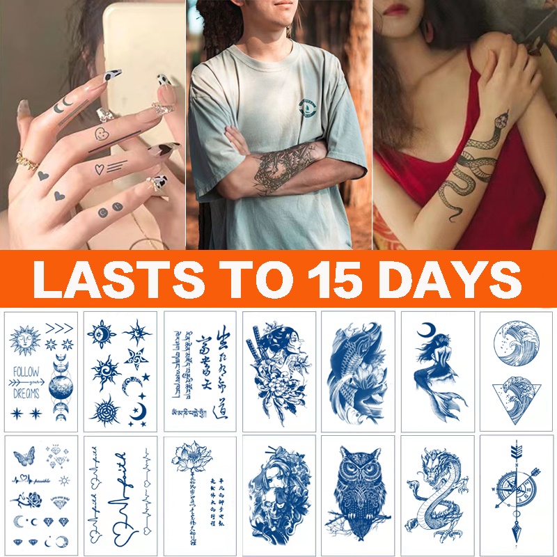 【COCO Magic Tattoo】Lasts 15 days ；18cm*11cm；tattoo sticker waterproof ...