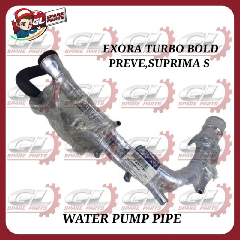 WATER PUMP PIPE WITH THERMOSTAT / HOSE ORIGINAL PROTON EXORA TURBO BOLD ...