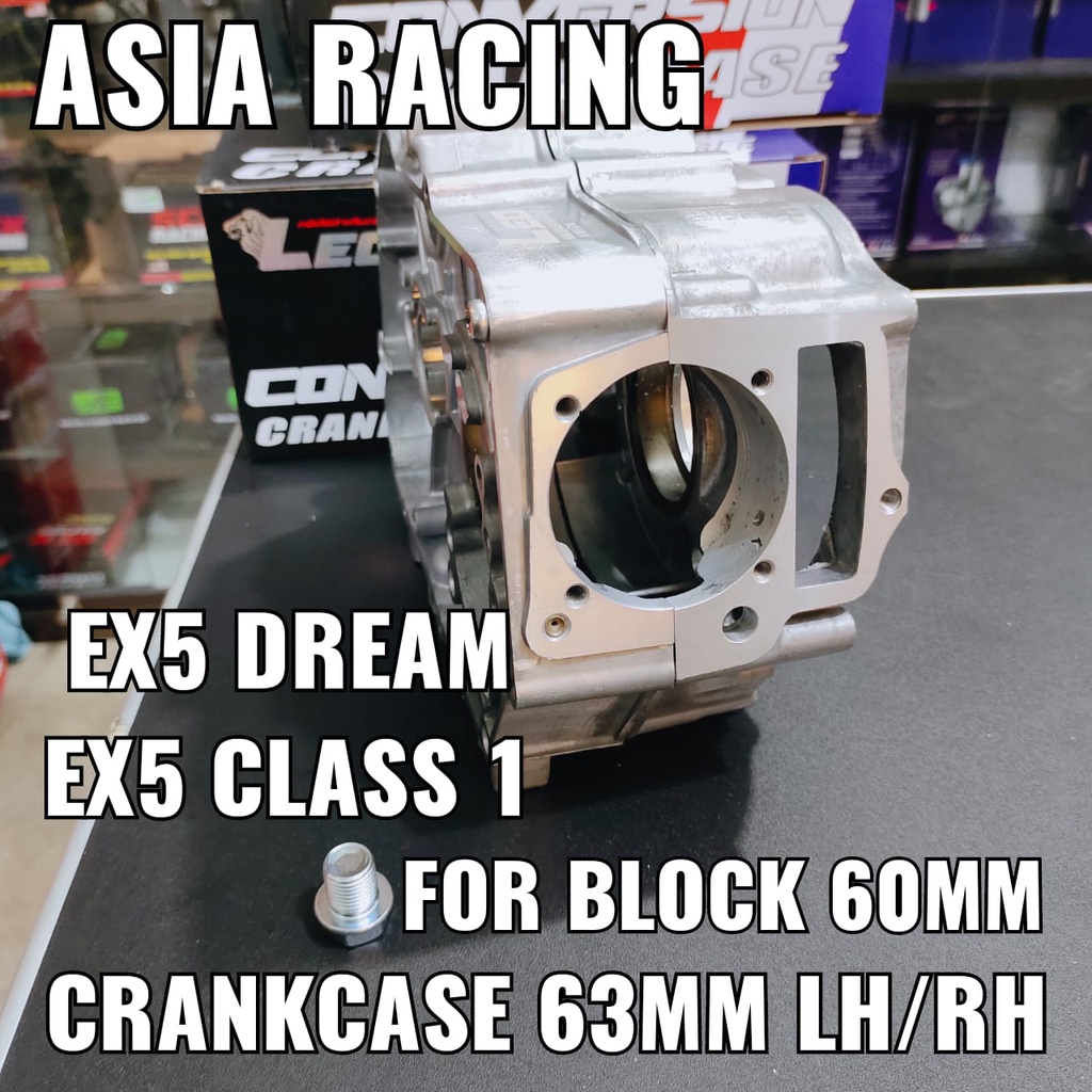 63MM CRANKCASE EX5 CLASS 1 / EX5 DREAM FOR BLOCK 60M EX5 DREAM / EX5 ...