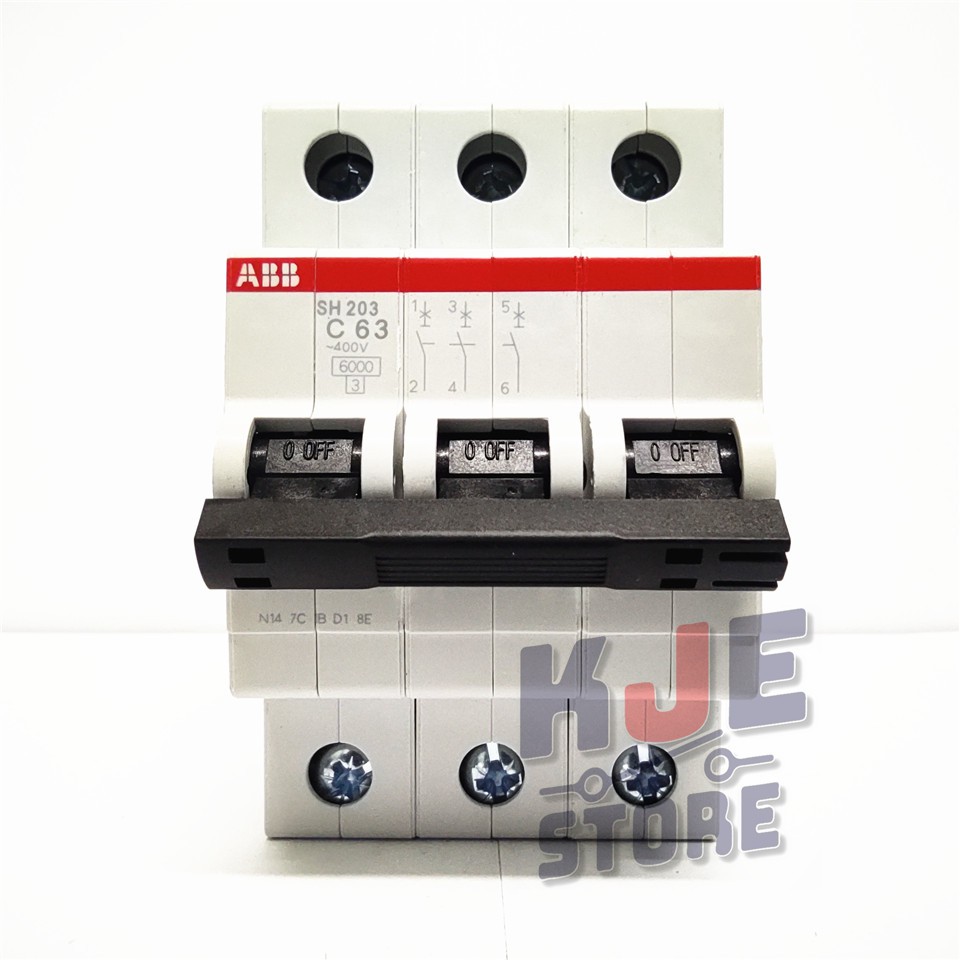 ABB MCB SH203 3P 6kA [6A/10A/16A/20A/32A/40A/63A] [Ready Stock] | Shopee Malaysia
