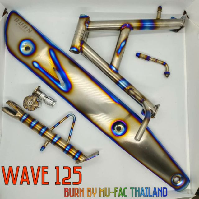 🇹🇭TITANIUM BURN🇹🇭 WAVE 125 TITANIUM BURN BY MU-FAC THAILAND | Shopee ...