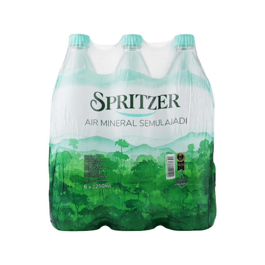 Spritzer Natural Mineral Water (6 x 1.25 L) | Shopee Malaysia