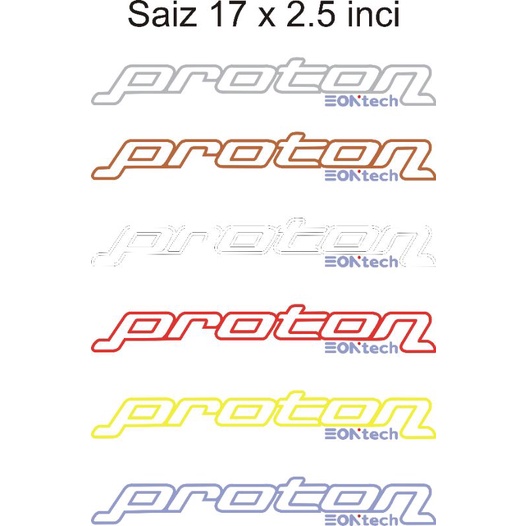 Sticker Proton / Sticker Cutting | Shopee Malaysia