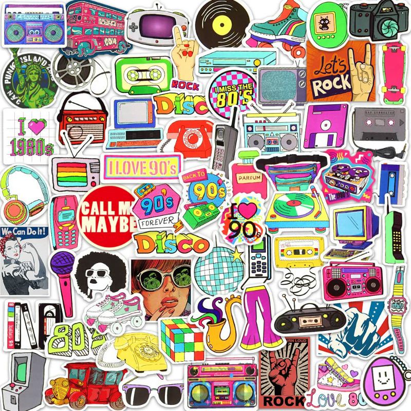 Old School Aesthetic Sticker Pack Style 260379 | Shopee Malaysia