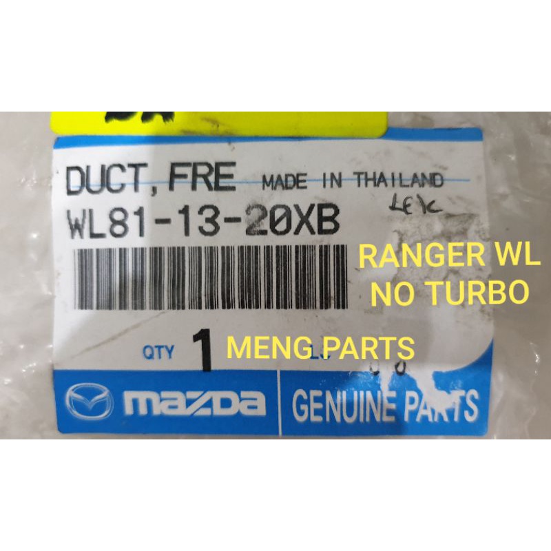 ORIGINAL FORD RANGER WL 12V 2.5 ,MAZDA FIGHTER 2000Y-2007Y AIR CHAMBER ...