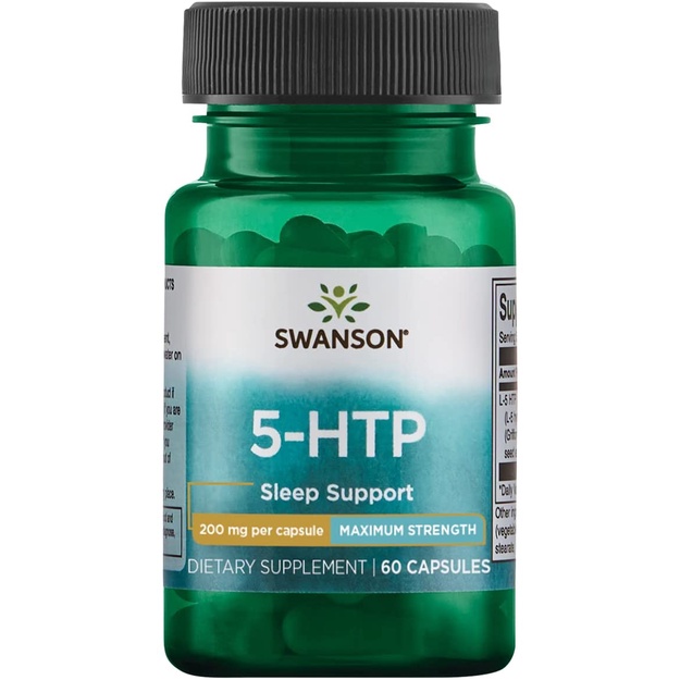 Swanson Ultra Amino Acid Maximum Strength 5-Htp 200mg 60 Veg Capsules ...