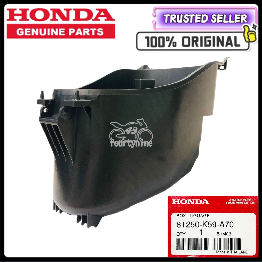 100% ORIGINAL VARIO 125 150 LUGGAGE BOX HELMET BOX SPANAR BOX TOOL BOX ...