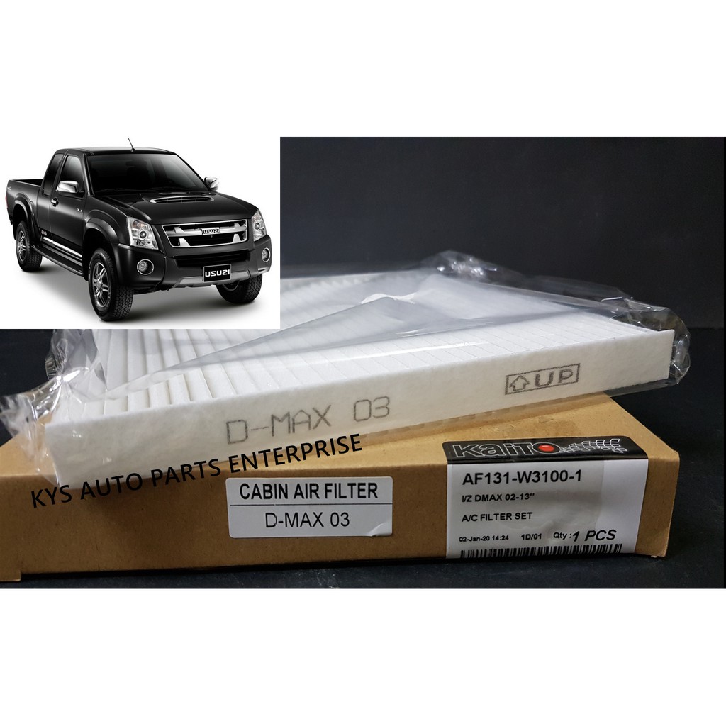 OEM Thailand AIR COND CABIN FILTER normal & carbon BLUE # ISUZU DMAX 1. ...