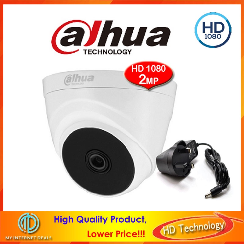 Qi Tech Dahua HiK CCTV IR Dome 2MP HD 1080P Color Camera - Day & Night ...